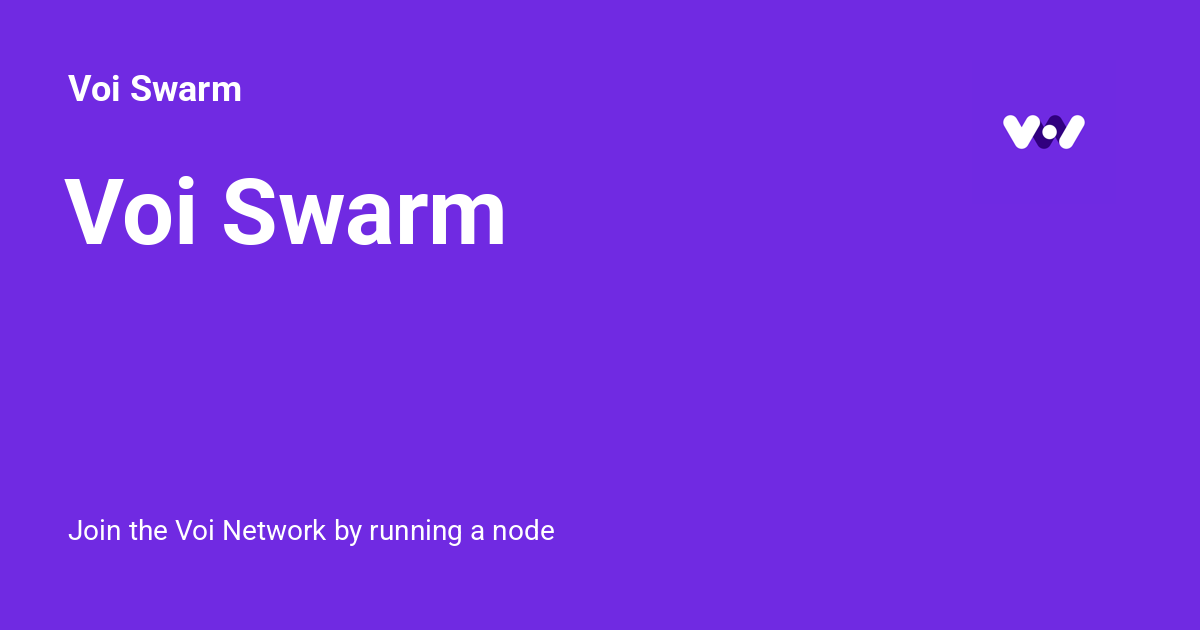 Voi Swarm